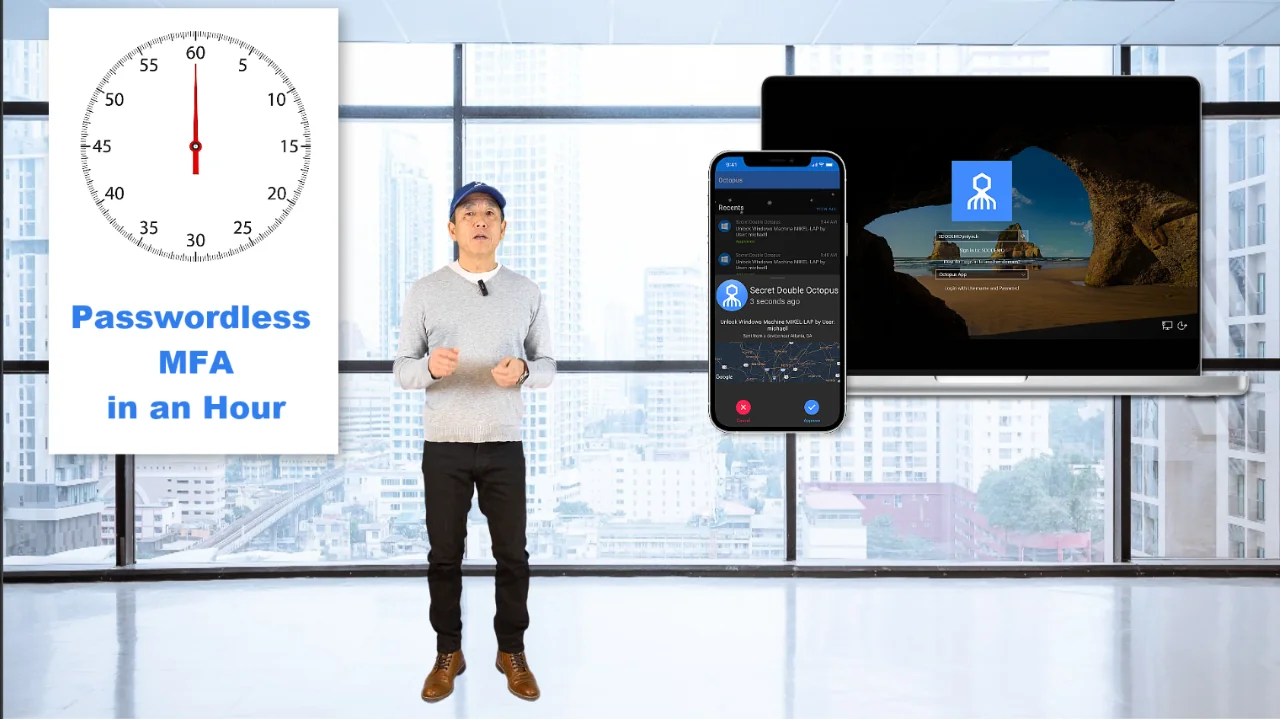 Passwordless MFA in an Hour - Secret Double Octopus